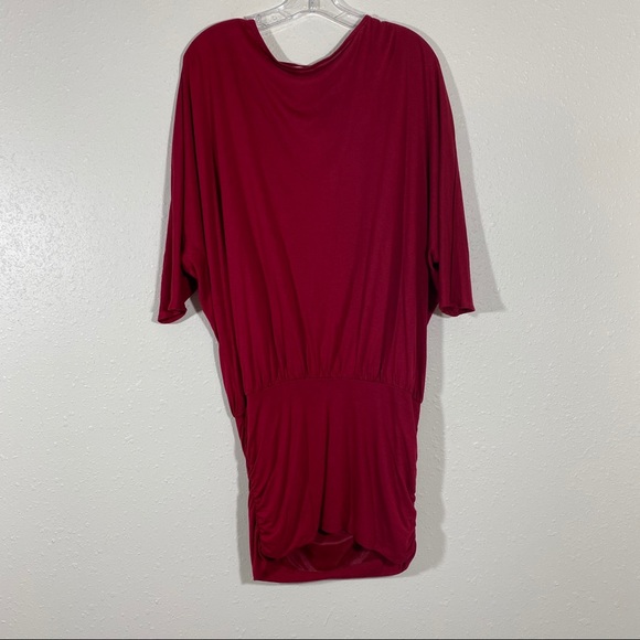 Express | Dresses | Express Slouch Open Back Dress Small Red Slouch ...